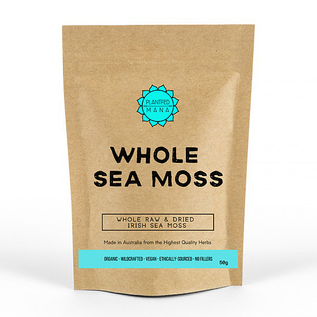 Whole Irish Sea Moss I Organic & Wildcrafted – Plantfed Mana